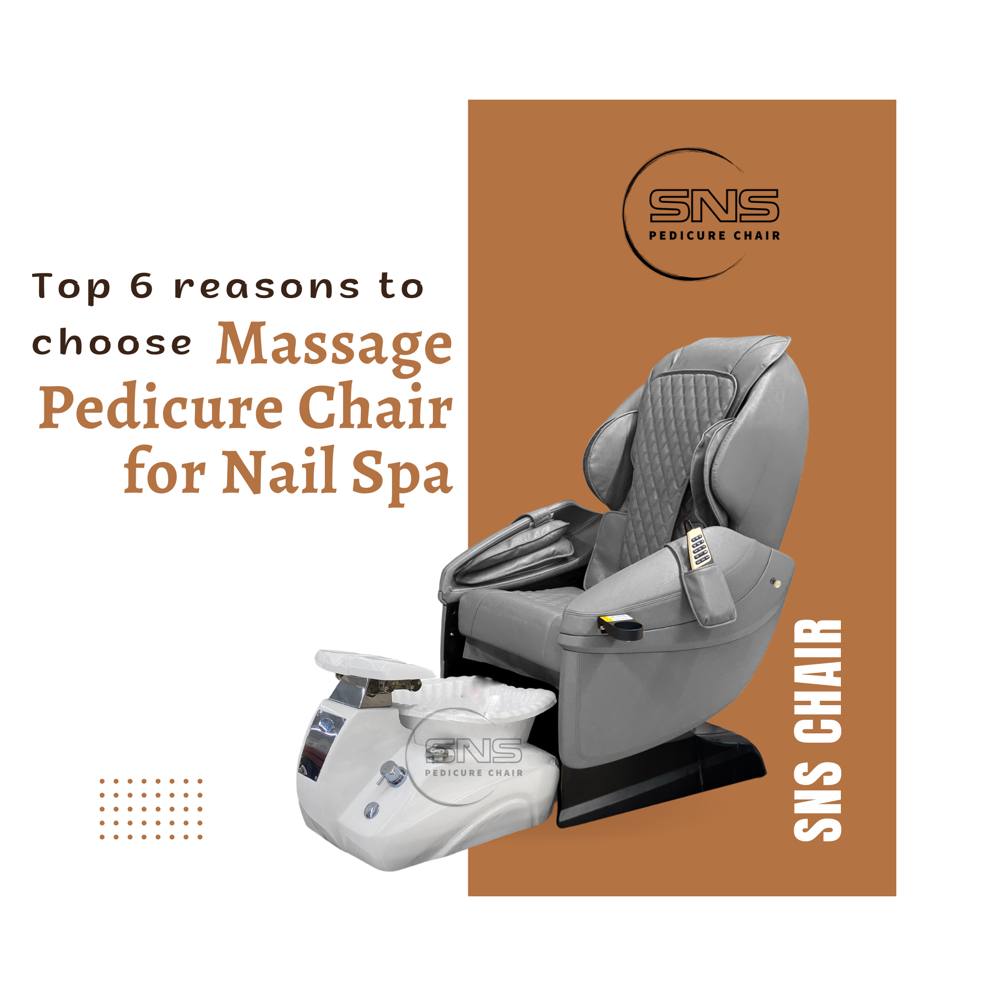 Top 6 reasons to choose Massage Pedicure Chair for Nail Spa – SNS Pedicure